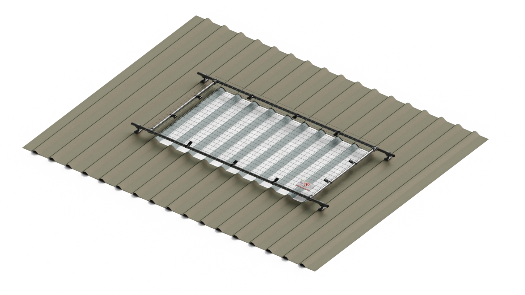 2m wide standard light cover (with extension option) - Simplified Safety