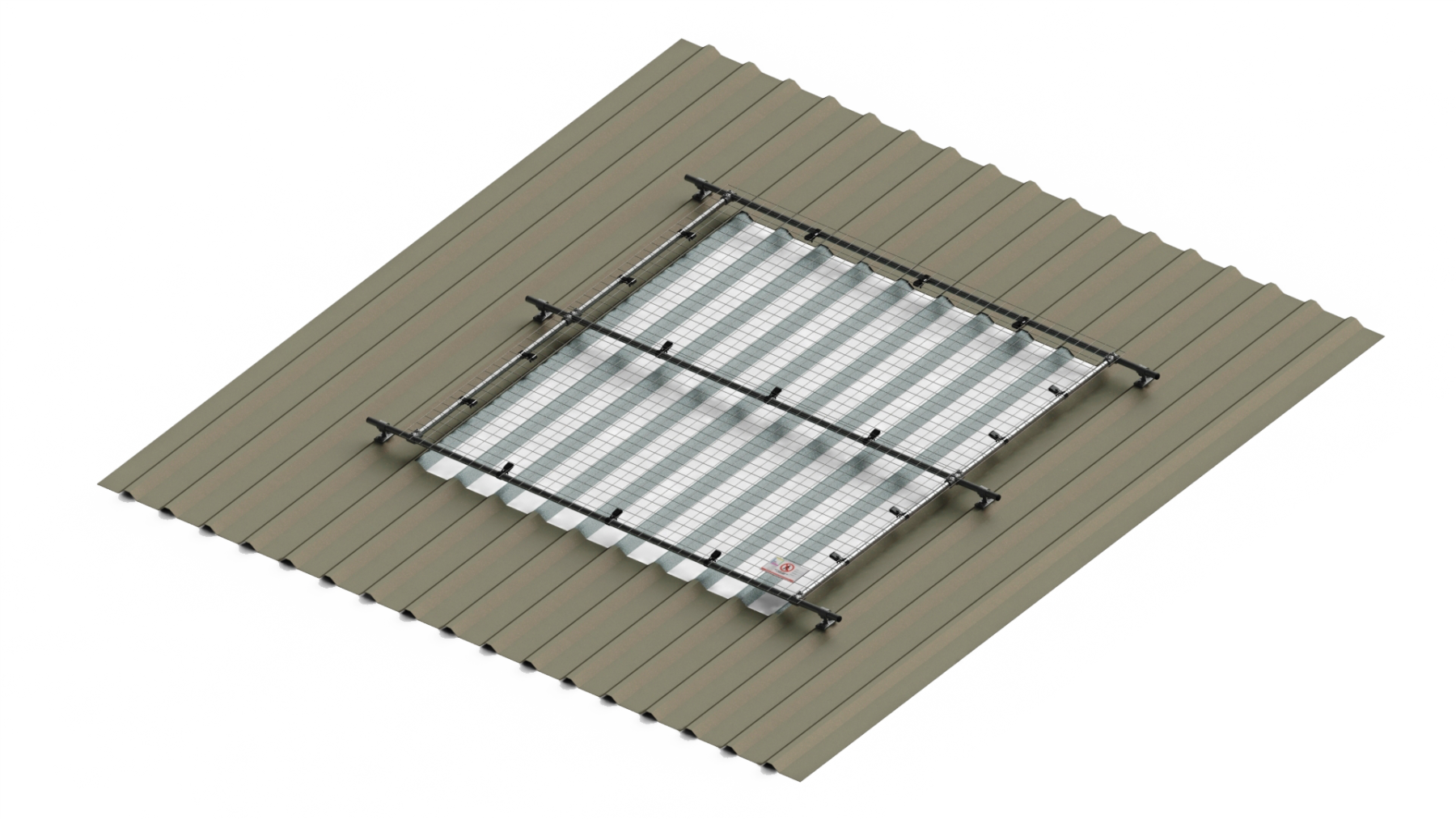 2m wide standard light cover (with extension option) - Simplified Safety