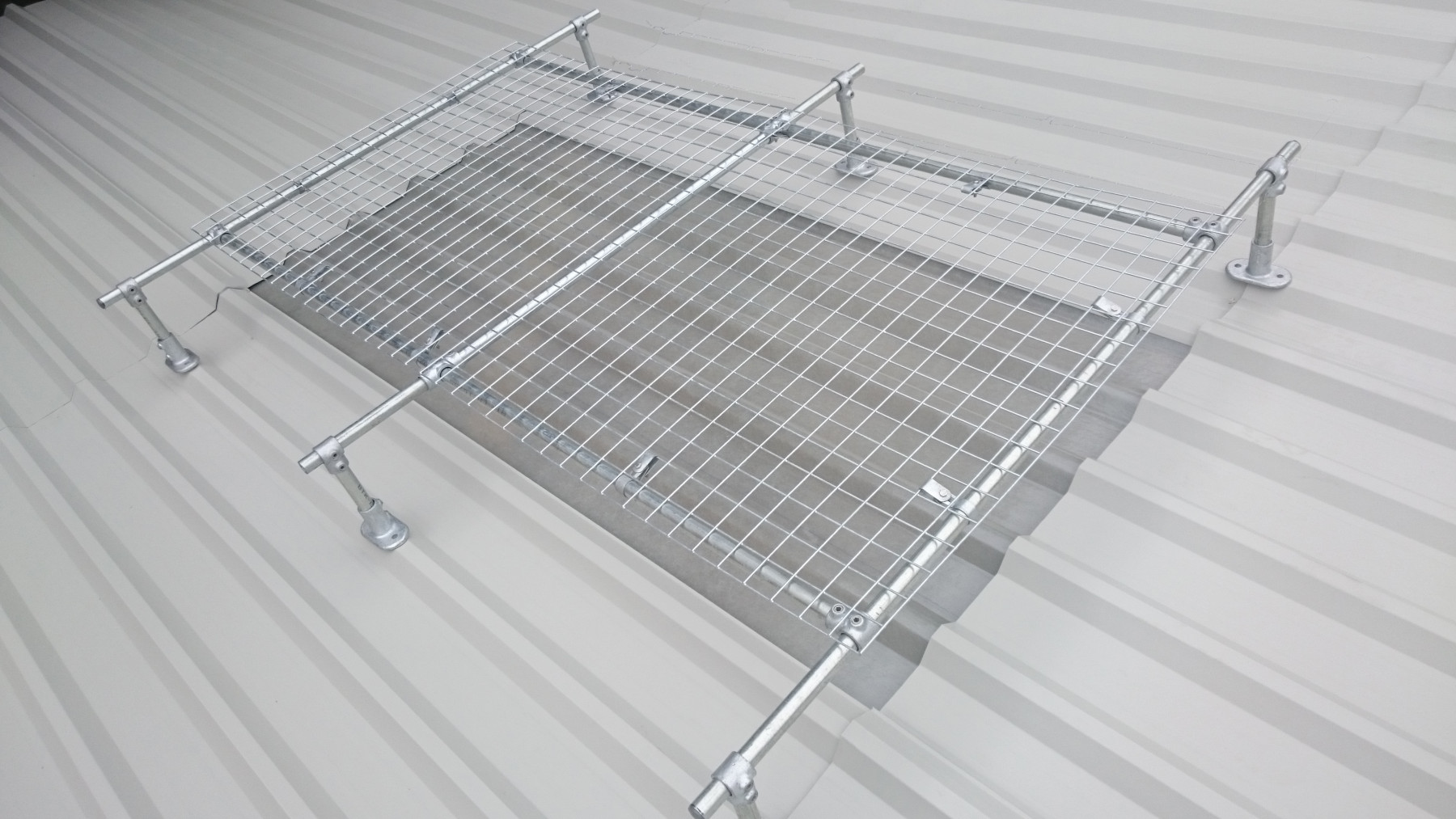 2m Wide Raised Light Cover with Extensions - Simplified Safety