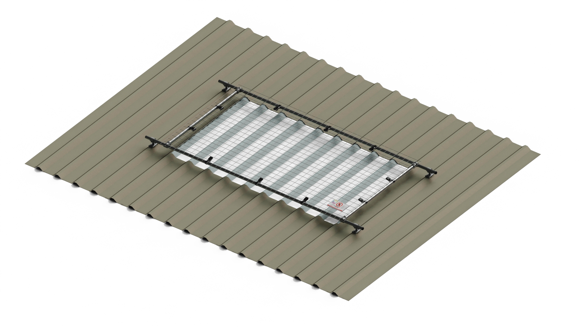 2m wide standard light cover (with extension option) - Simplified Safety