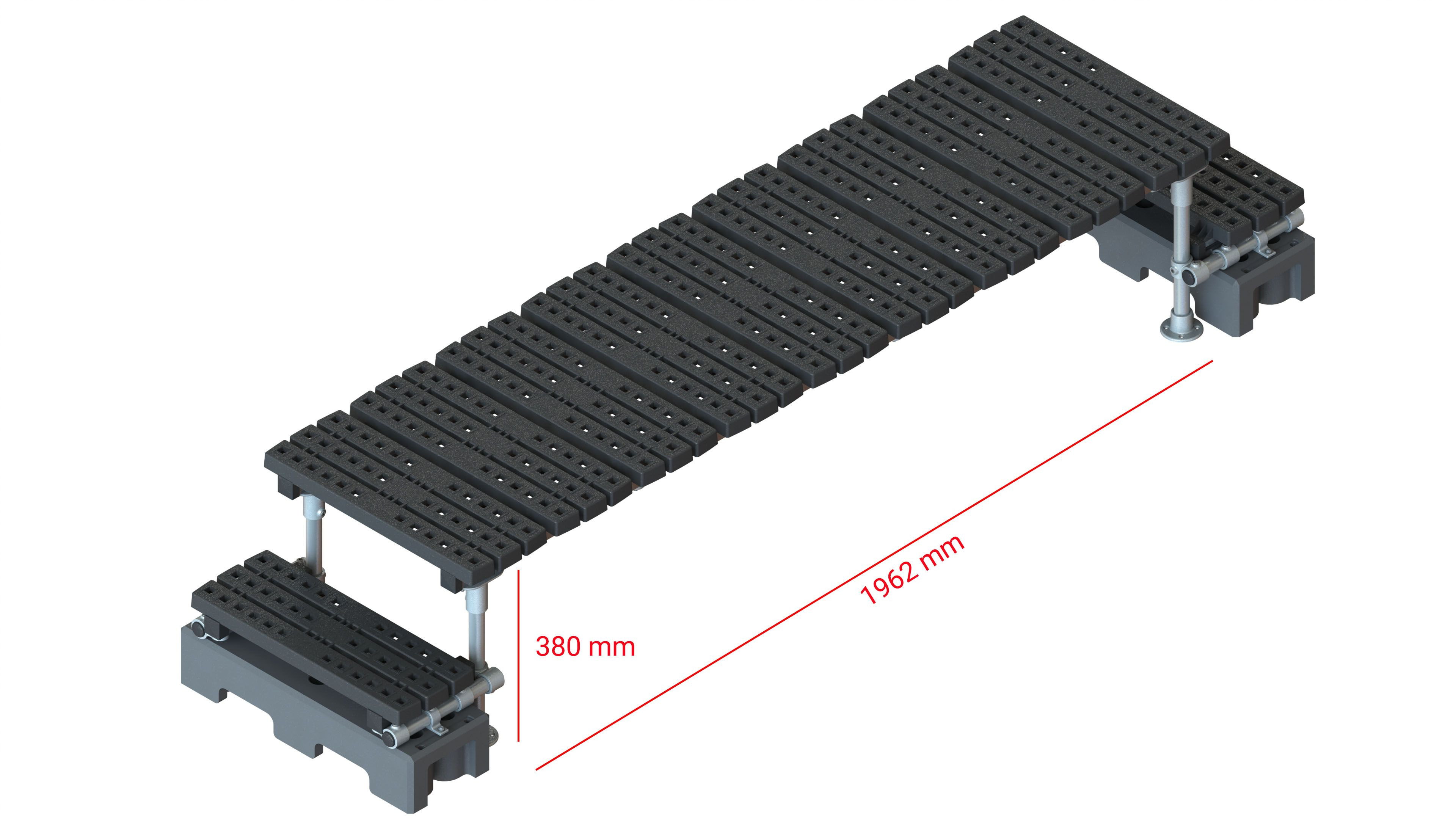 Mini Step-Over | Stand Alone | 380x1962 - Simplified Safety