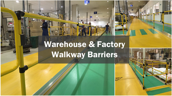 Warehouse and factory walkway barriers - Simplified Safety