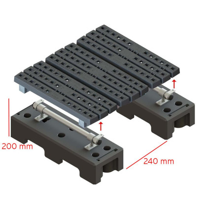 Step Over Platforms for Pipe, Cable Trays, and More - Simplified Safety