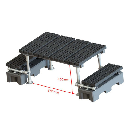Step Over Platforms for Pipe, Cable Trays, and More - Simplified Safety