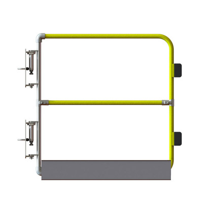 Buy yellow industrial safety gates online - Simplified Safety