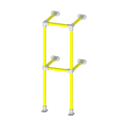 Pipe protection barrier - 1000mm tall - Simplified Safety