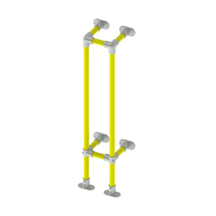 Pipe protection barrier - 1500mm tall - Simplified Safety