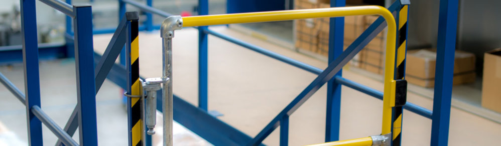 Buy tall safety gates for fixed ladders & roof access - Simplified Safety