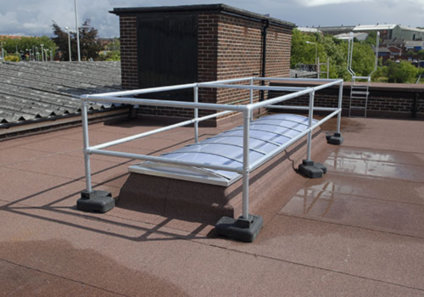 Roof handrail systems for fall protection - Simplified Safety