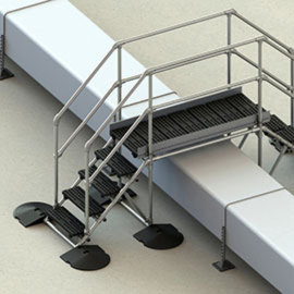Step over platforms for any industry | Get a quote - Simplified Safety