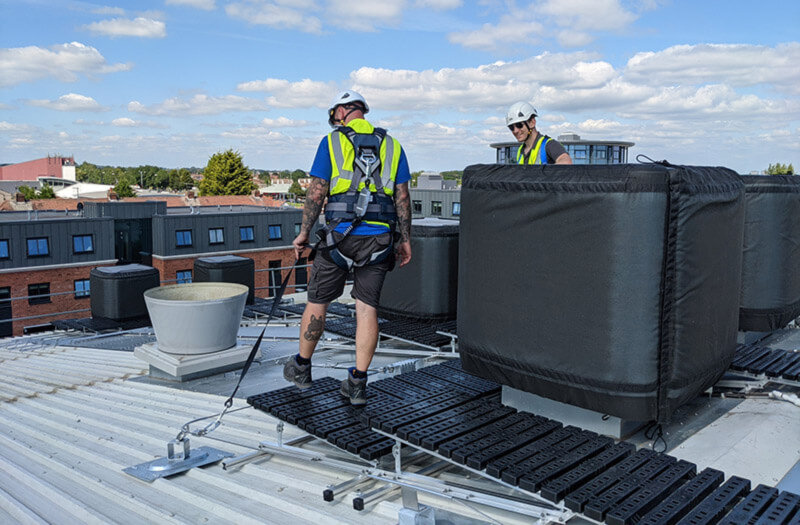 Access Walkway System for Complex Roof - Simplified Safety