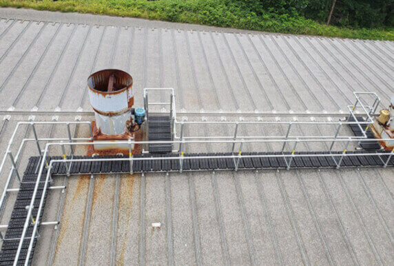 Kee Walk rooftop walkway - Simplified Safety