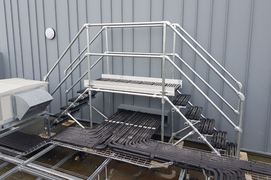 Roof Platforms, Roof Stairs, and Roof Walkway Systems - Simplified Safety