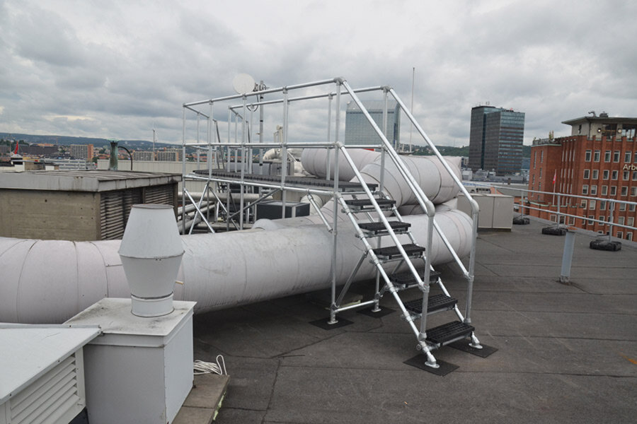 Roof Platforms, Roof Stairs, and Roof Walkway Systems - Simplified Safety