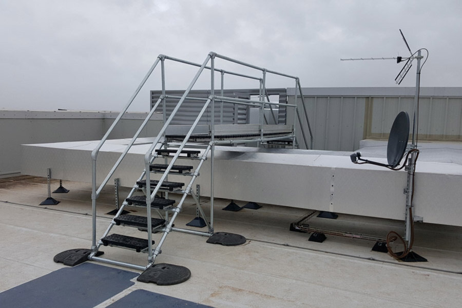 Roof Platforms, Roof Stairs, and Roof Walkway Systems - Simplified Safety