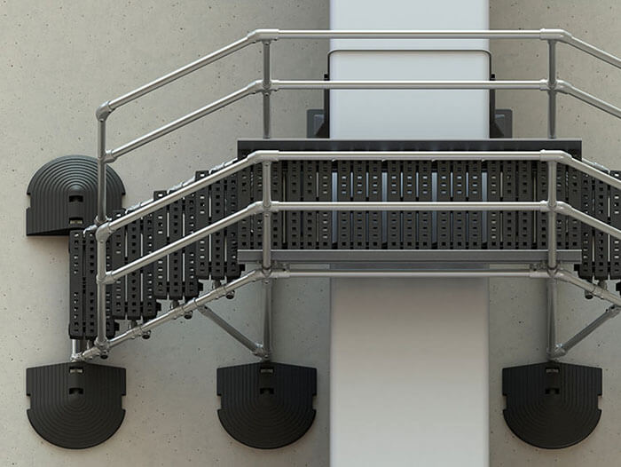 Roof Step Over for 1400mm Obstacles - Simplified Safety