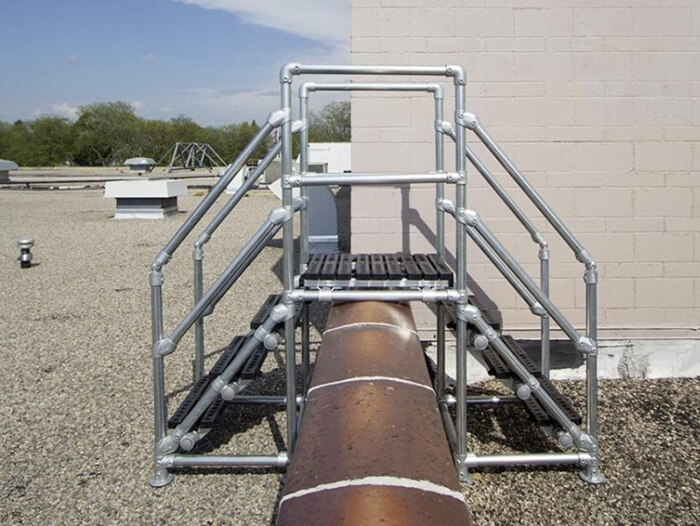 Roof Step Over for 1400mm Obstacles - Simplified Safety